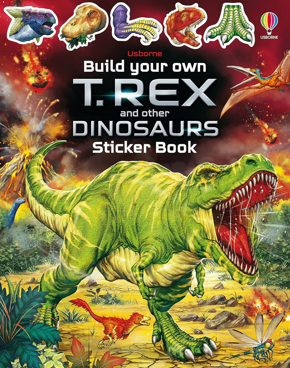 Build Your Own T-Rex & other Dinosaurs Sticker Book – The Village Kids ...